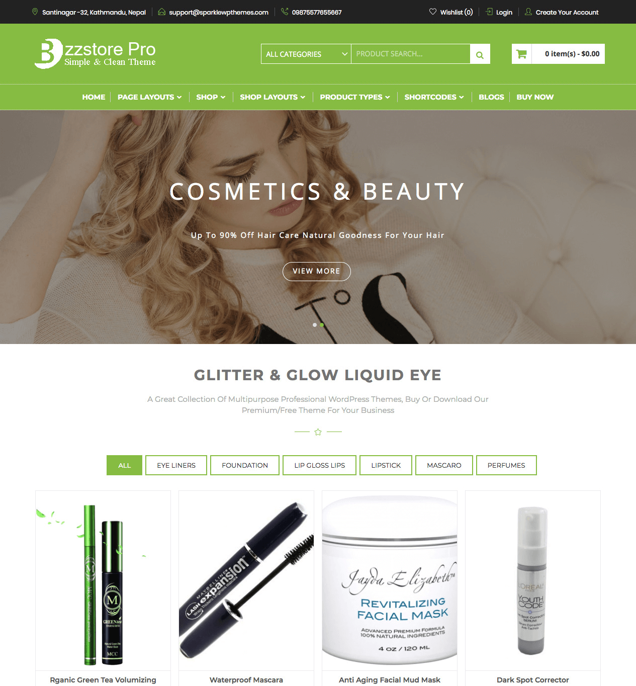 Multipurpose Premium ecommerce theme - BuzzStore Pro